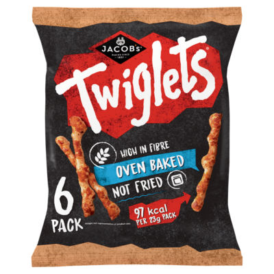 Jacob's Twiglets Original Snacks Multipack 6x23g - ASDA Groceries
