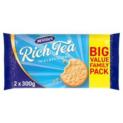 McVitie's Rich Tea The Classic One Twin Pack 2 x 300g, 600g - ASDA ...
