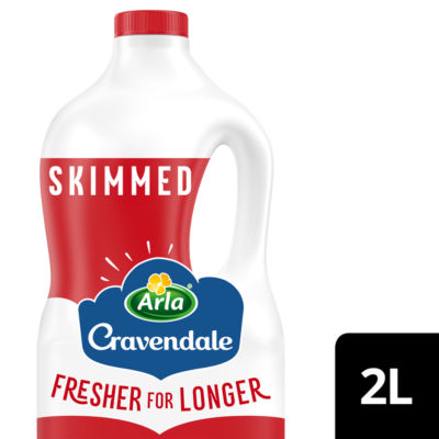 Cravendale Filtered Fresh Skimmed Milk 2L Fresher for Longer - ASDA ...