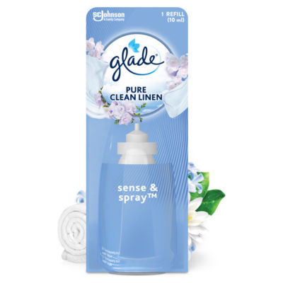 Glade Sense & Spray Air Freshener Refill Clean Linen 18ml - ASDA Groceries