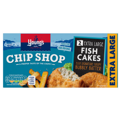 Young's Chip Shop 2 Extra Large Fish Cakes 210g - ASDA Groceries