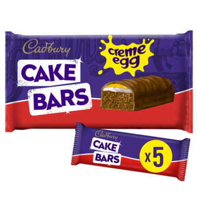 Cadbury Creme Egg Chocolate Cake Bars 5 pack - ASDA Groceries