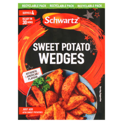Schwartz Sweet Potato Wedges - ASDA Groceries