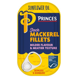 Princes Sunflower Oil Jack Mackerel Fillets 125g - ASDA Groceries
