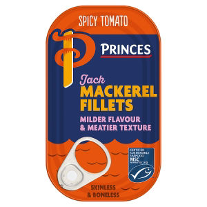 Princes Spicy Tomato Jack Mackerel Fillets 125g - ASDA Groceries