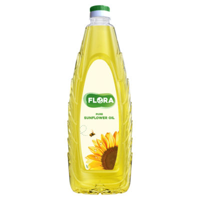 Flora Pure Sunflower Oil 1 Litre - ASDA Groceries