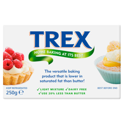 Trex Dairy Free Baking Block 250g - ASDA Groceries