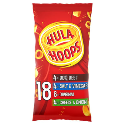 Hula Hoops Variety Multipack Crisps 18 Pack - ASDA Groceries