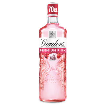 Gordon's Premium Pink Flavoured Gin Based Spirit Drink 35% vol 70cl ...