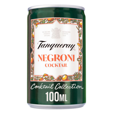 Tanqueray Negroni Gin Cocktail 17.5% vol 100ml Can - ASDA Groceries