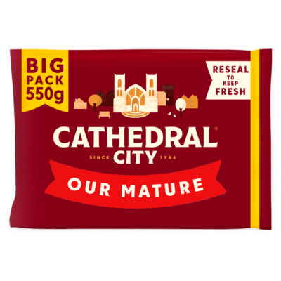 Cathedral City Mature Cheddar Cheese 550g - ASDA Groceries