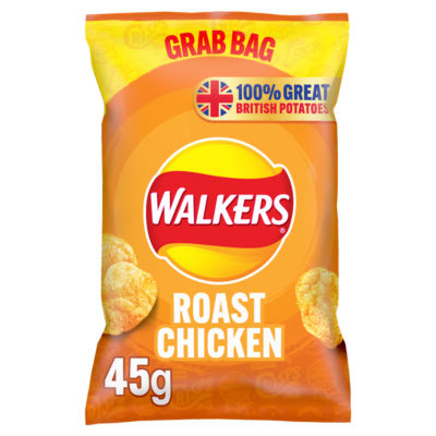 Walkers Roast Chicken Crisps 45g - ASDA Groceries