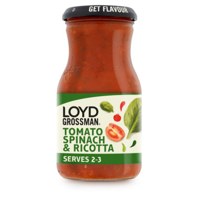Loyd Grossman Tomato Spinach and Ricotta Pasta Sauce - ASDA Groceries