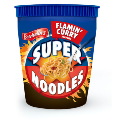 Batchelors Super Noodles Pot Flamin Curry Flavour - ASDA Groceries