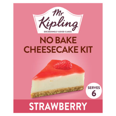 Mr Kipling No Bake Strawberry Cheesecake Kit 230g - ASDA Groceries