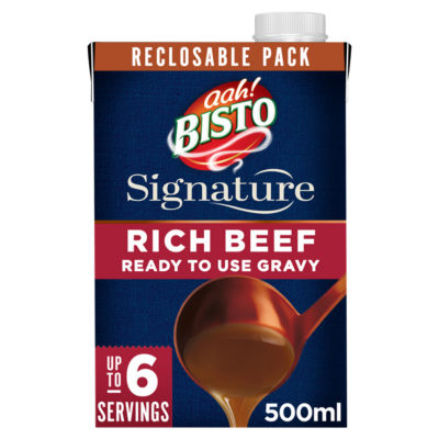 Bisto Signature Rich Beef Ready to Use Gravy 500ml - ASDA Groceries