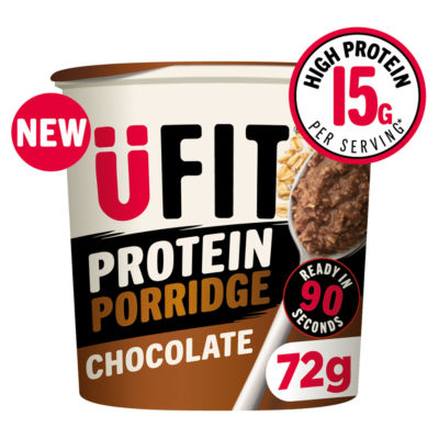 UFIT UFIT Protein Chocolate Porridge Pot 72g - ASDA Groceries
