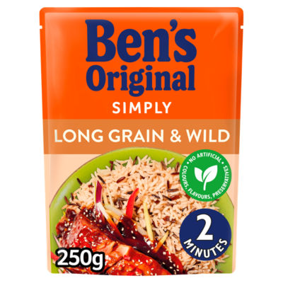 Ben's Original Long Grain and Wild Microwave Rice - ASDA Groceries