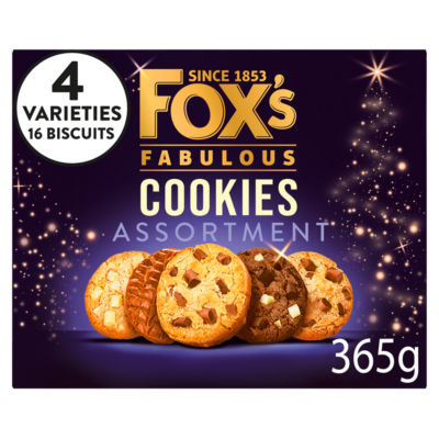 Fox's Biscuits Chocolatey Cookies Assortment 365g - ASDA Groceries