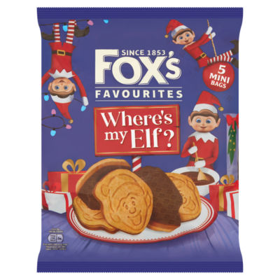 Fox's Favourites Where's My Elf 5 x20g (100g) - ASDA Groceries