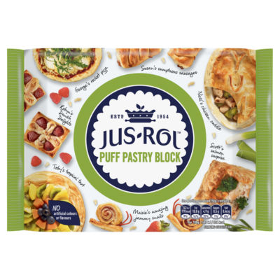 Jus-Rol Puff Pastry Block 500g - ASDA Groceries