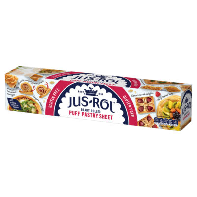 Jus-Rol Ready Rolled Gluten Free Puff Pastry Sheet 280g - ASDA Groceries