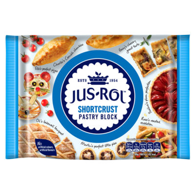 Jus-Rol Shortcrust Pastry Block 500g - ASDA Groceries