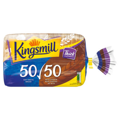 Kingsmill 50/50 Bread Thick Sliced Loaf 800g - ASDA Groceries