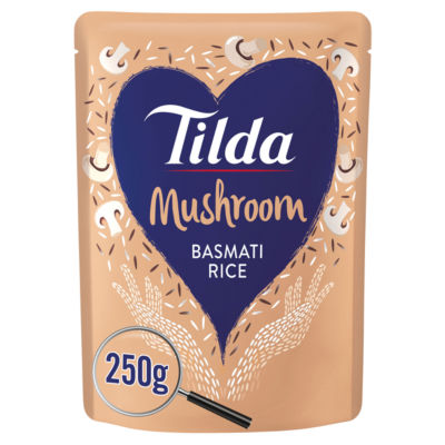 Tilda Microwave Mushroom Basmati Rice 250g from Tilda :: Buy from ASDA ...