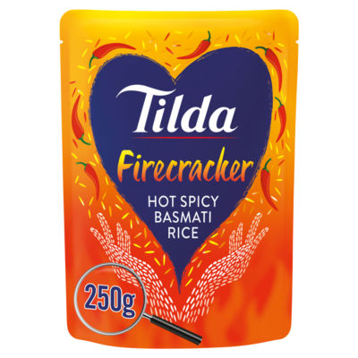 Tilda Microwave Hot Firecracker Basmati Rice 250g - ASDA Groceries