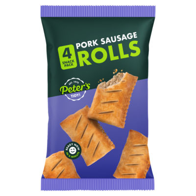 Peter's 4 Pork Sausage Rolls - ASDA Groceries
