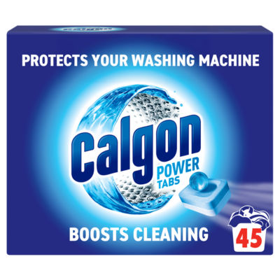 Calgon washing machine cleaner tablets limescale protection 45 tablets ...
