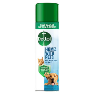 Dettol Homes with Pets Disinfectant Spray 300ml - ASDA Groceries
