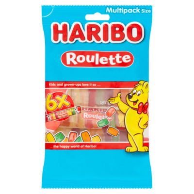 Haribo Roulette 6 x 25g - ASDA Groceries