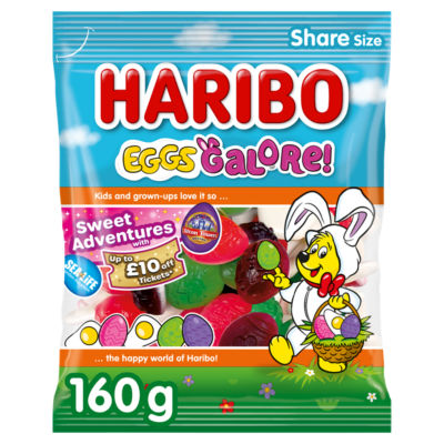 Haribo Eggs Galore Jelly & Foam Sweets Sharing Bag 160g - ASDA Groceries