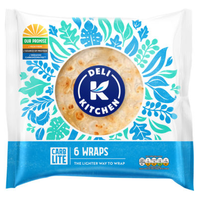 Deli Kitchen 6 Carb Lite Wraps 300g - ASDA Groceries