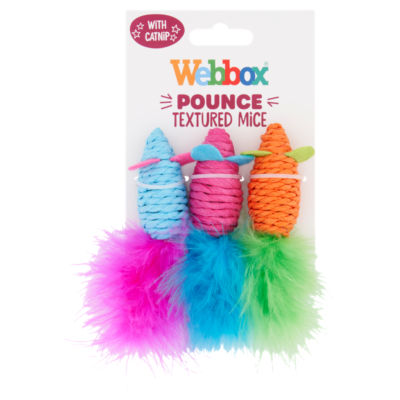 Webbox Pounce Textured Mice - ASDA Groceries