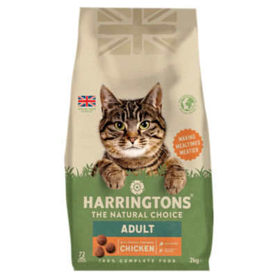Harringtons Dry Cat Food Chicken 2kg - ASDA Groceries