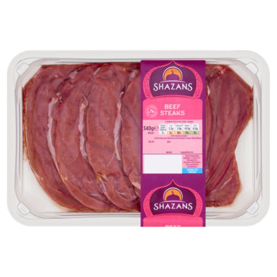 Shazans Beef Steaks 340g - ASDA Groceries