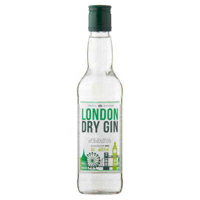 ASDA Triple Distilled London Dry Gin 35cl - ASDA Groceries