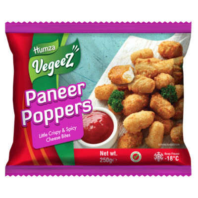 Humza Vegeez Paneer Poppers Little Crispy & Spicy Cheese Bites - ASDA ...