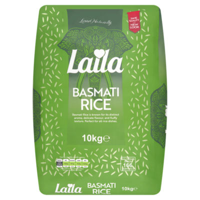 Laila Basmati Rice 10kg - ASDA Groceries