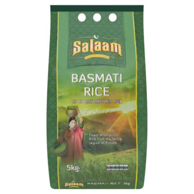 Salaam Basmati Rice 5kg - ASDA Groceries