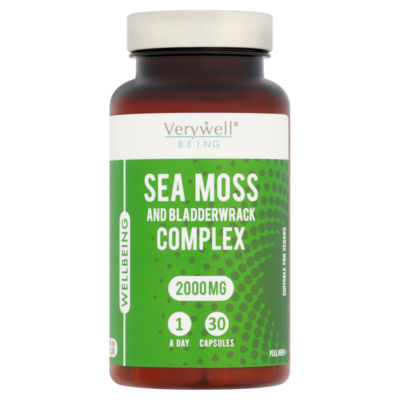 Verywell Being Wellbeing Sea Moss and Bladderwrack Complex 2000mg 1 A ...