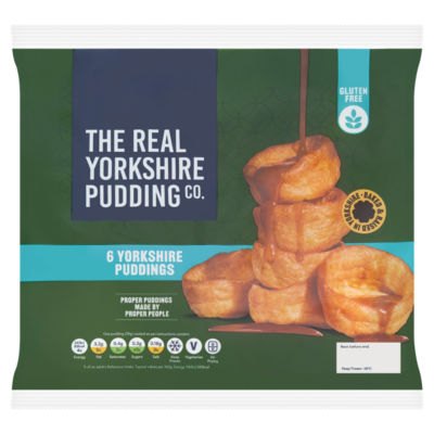 The Real Yorkshire Pudding Co. 6 Yorkshire Puddings 180g - ASDA Groceries