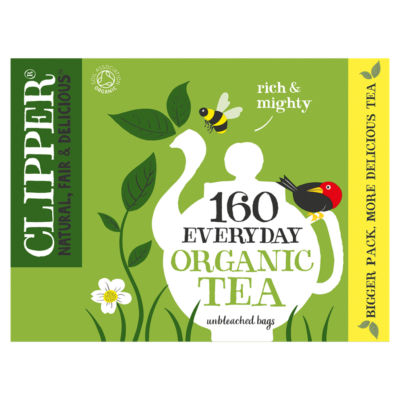 Clipper Organic Everyday Tea 160 Tea Bags 464g - ASDA Groceries