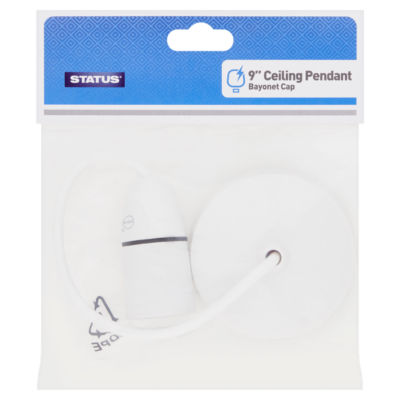 Status 9" Ceiling Pendant - ASDA Groceries