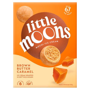 Little Moons Brown Butter Caramel Mochi Ice Cream (6 x 30 g) - ASDA ...