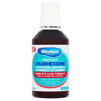 Wisdom Chlorhexidine Complete Care Mouthwash Alc Free 300ml - ASDA ...