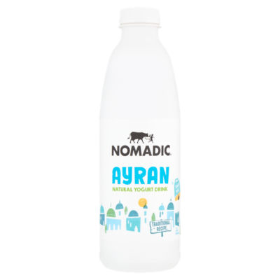 Nomadic Ayran Natural Yogurt Drink 1L - ASDA Groceries